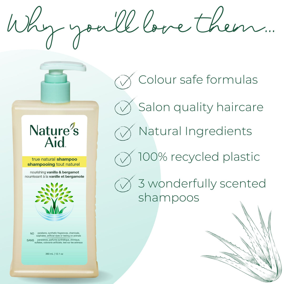 Shampoo | 360ml | natural ingredients, vegan, local | Nature's Aid